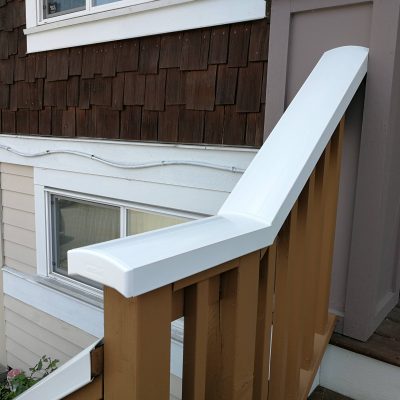 Vinyl Handrail Cover | Vinyl Siding Langley | Siding Mounts